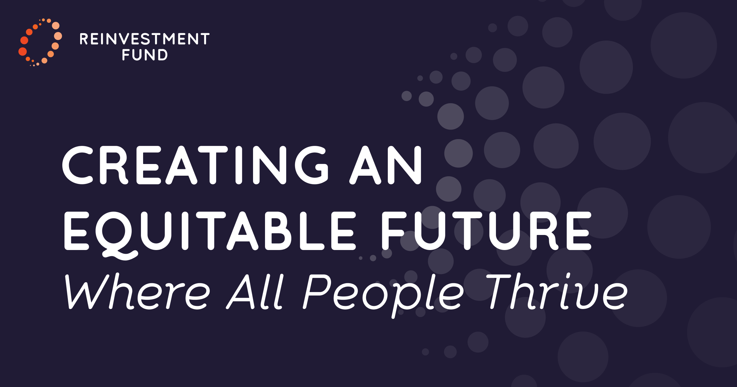 Reinvestment Fund 2022 Annual Report