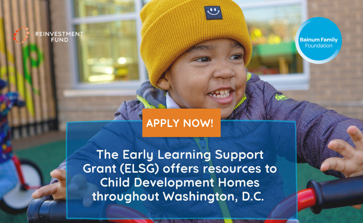 Early Learning Support Grant (ELSG) — Reinvestment